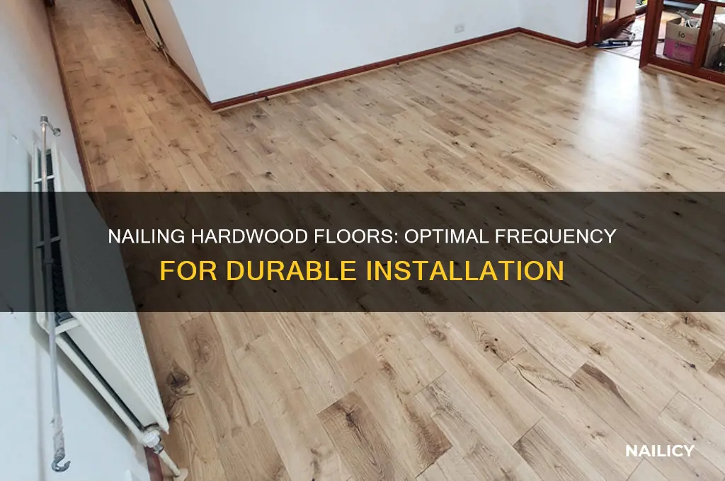 Nailing Hardwood Floors: Optimal Frequency For Durable Installation ...