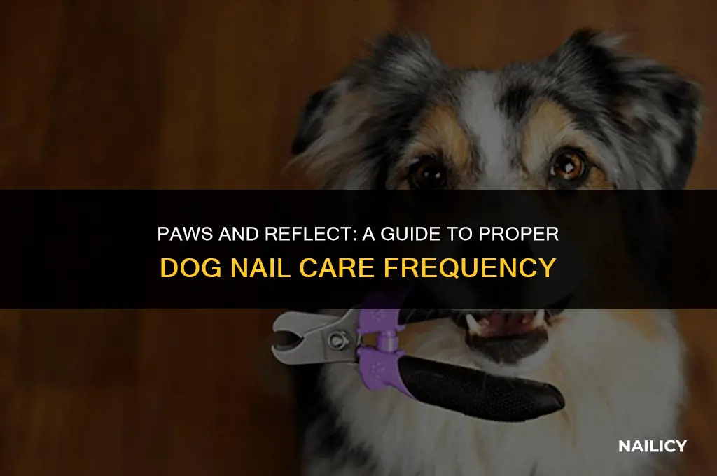 Paws And Reflect: A Guide To Proper Dog Nail Care Frequency | Nailicy