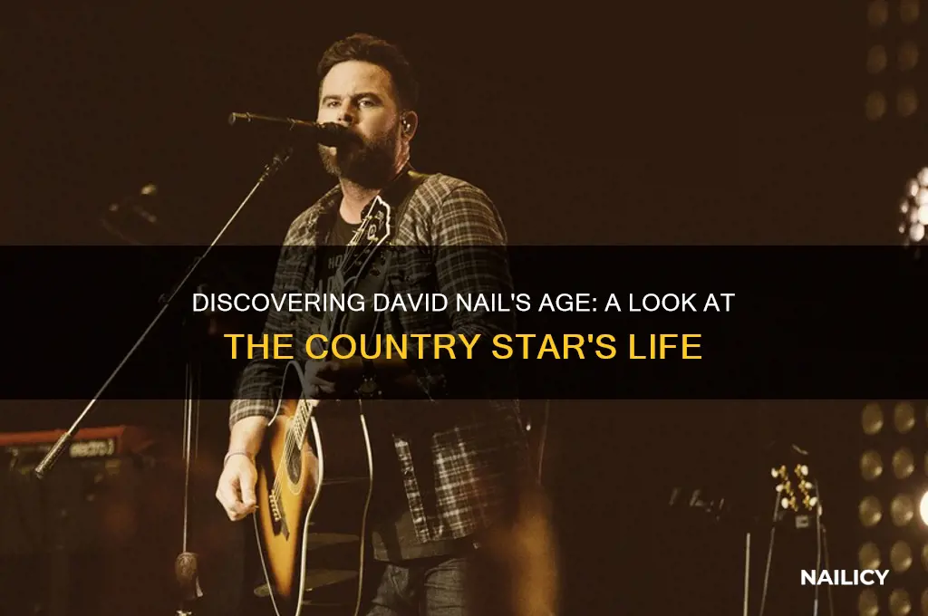 Discovering David Nail's Age: A Look At The Country Star's Life | Nailicy
