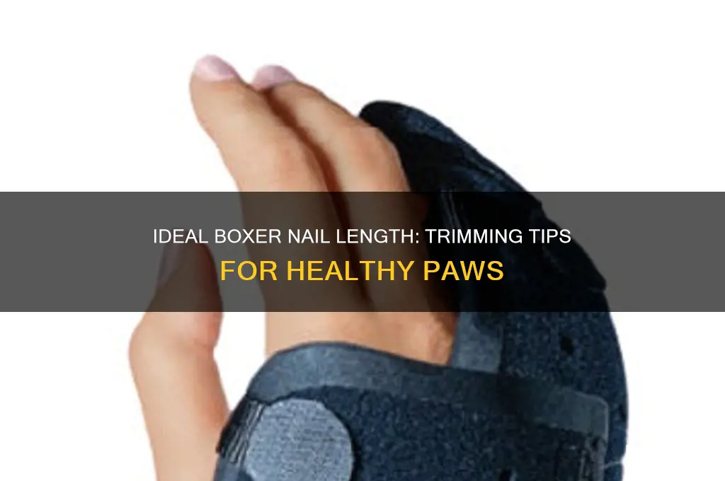 Ideal Boxer Nail Length: Trimming Tips For Healthy Paws | Nailicy