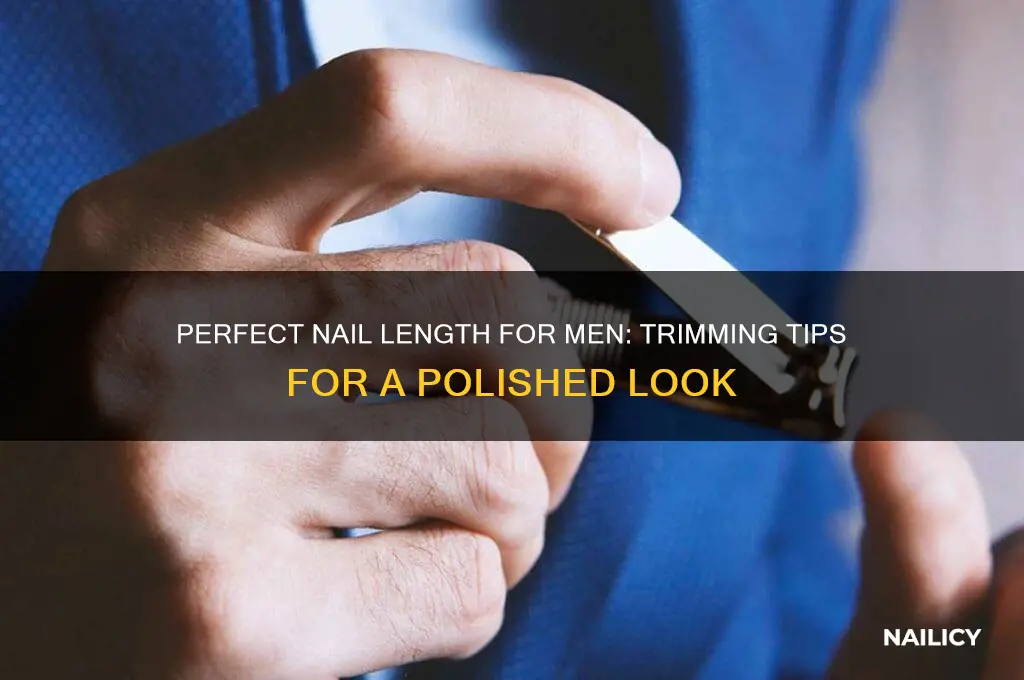 Perfect Nail Length For Men: Trimming Tips For A Polished Look | Nailicy