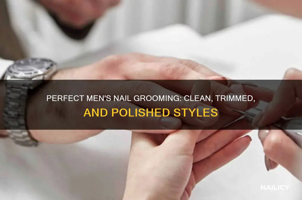 Perfect Men's Nail Grooming: Clean, Trimmed, And Polished Styles | Nailicy
