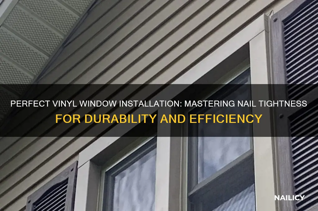 Perfect Vinyl Window Installation: Mastering Nail Tightness For ...