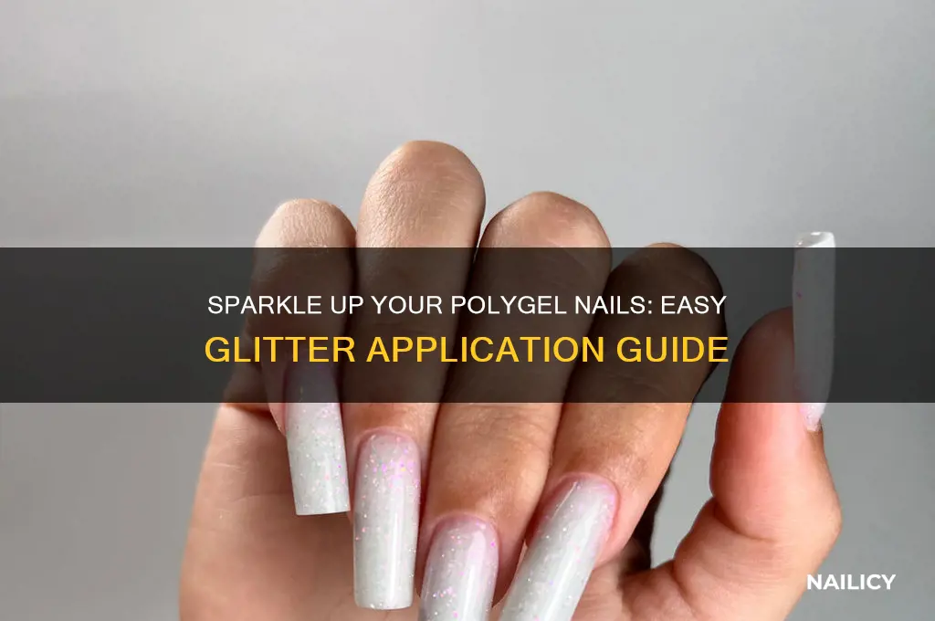 Sparkle Up Your Polygel Nails: Easy Glitter Application Guide | Nailicy