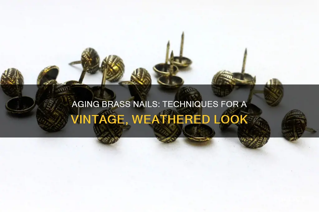 Aging Brass Nails: Techniques For A Vintage, Weathered Look | Nailicy