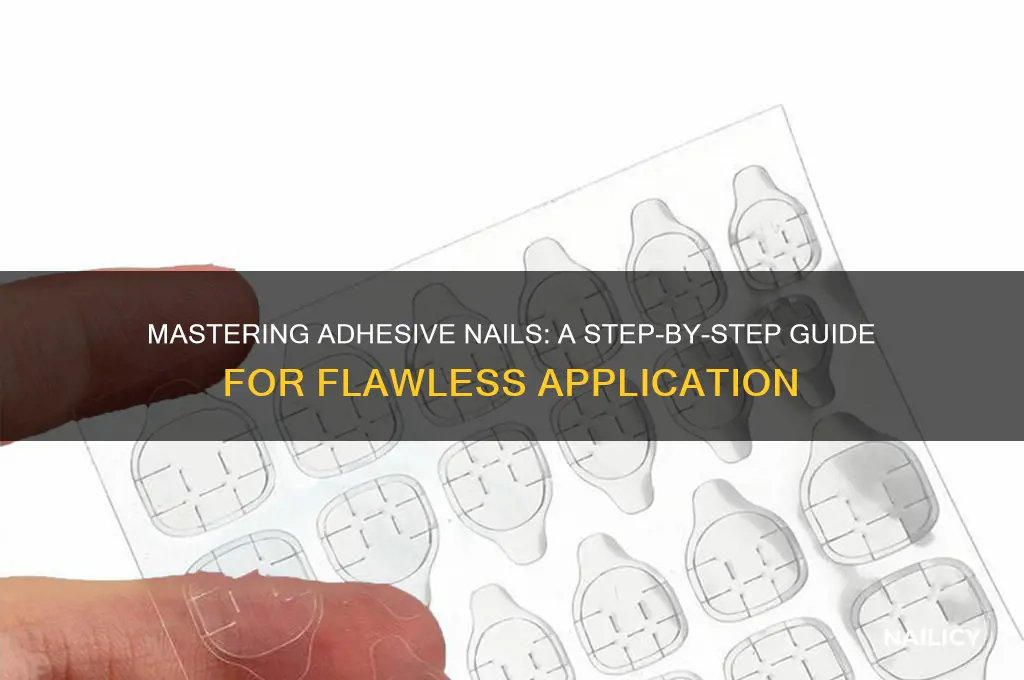 Mastering Adhesive Nails: A Step-By-Step Guide For Flawless Application ...