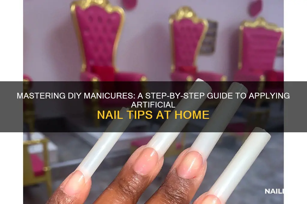 Mastering Diy Manicures: A Step-By-Step Guide To Applying Artificial ...