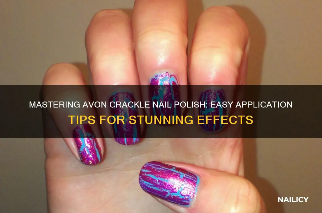 Mastering Avon Crackle Nail Polish: Easy Application Tips For Stunning ...