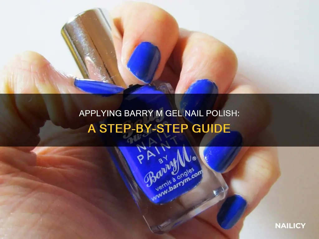 Applying Barry M Gel Nail Polish: A Step-By-Step Guide | Nailicy
