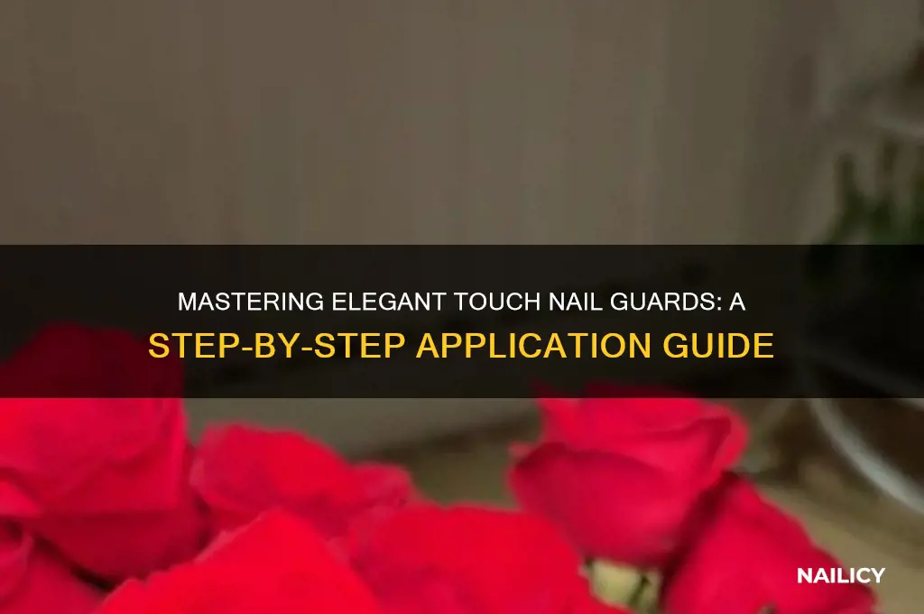 Mastering Elegant Touch Nail Guards: A Step-By-Step Application Guide ...