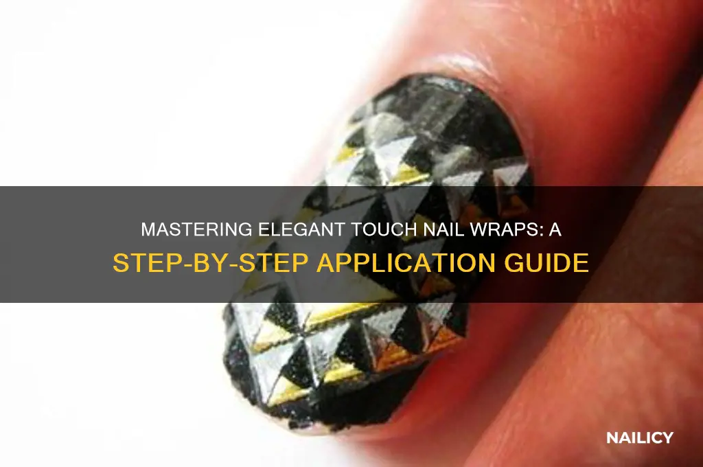 Mastering Elegant Touch Nail Wraps: A Step-By-Step Application Guide ...