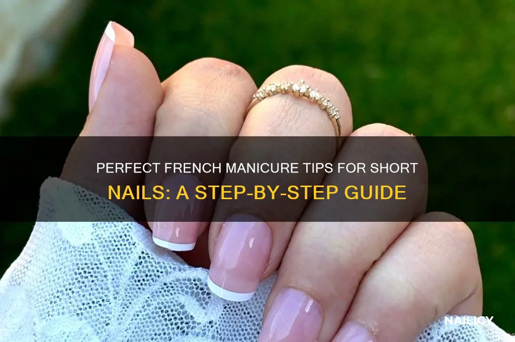 Perfect French Manicure Tips For Short Nails: A Step-By-Step Guide ...
