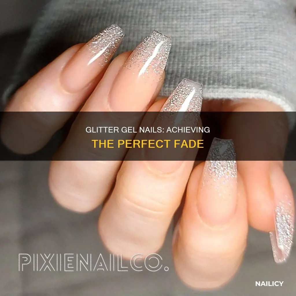 Glitter Gel Nails: Achieving The Perfect Fade | Nailicy