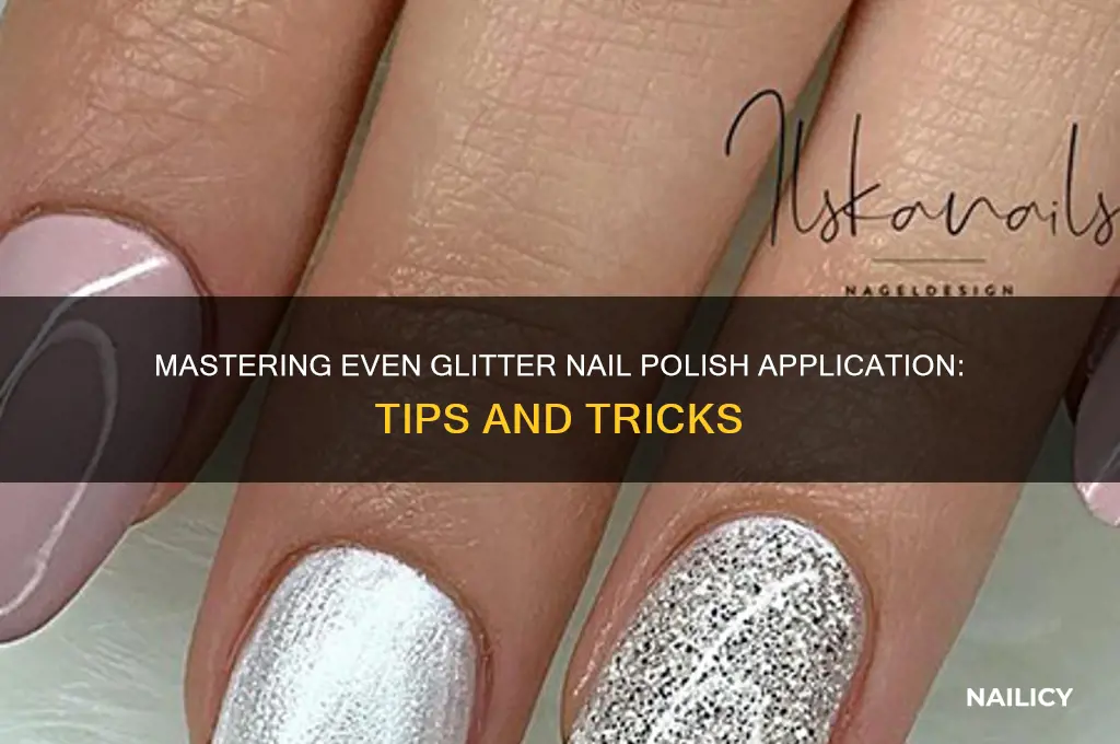 Mastering Even Glitter Nail Polish Application: Tips And Tricks | Nailicy
