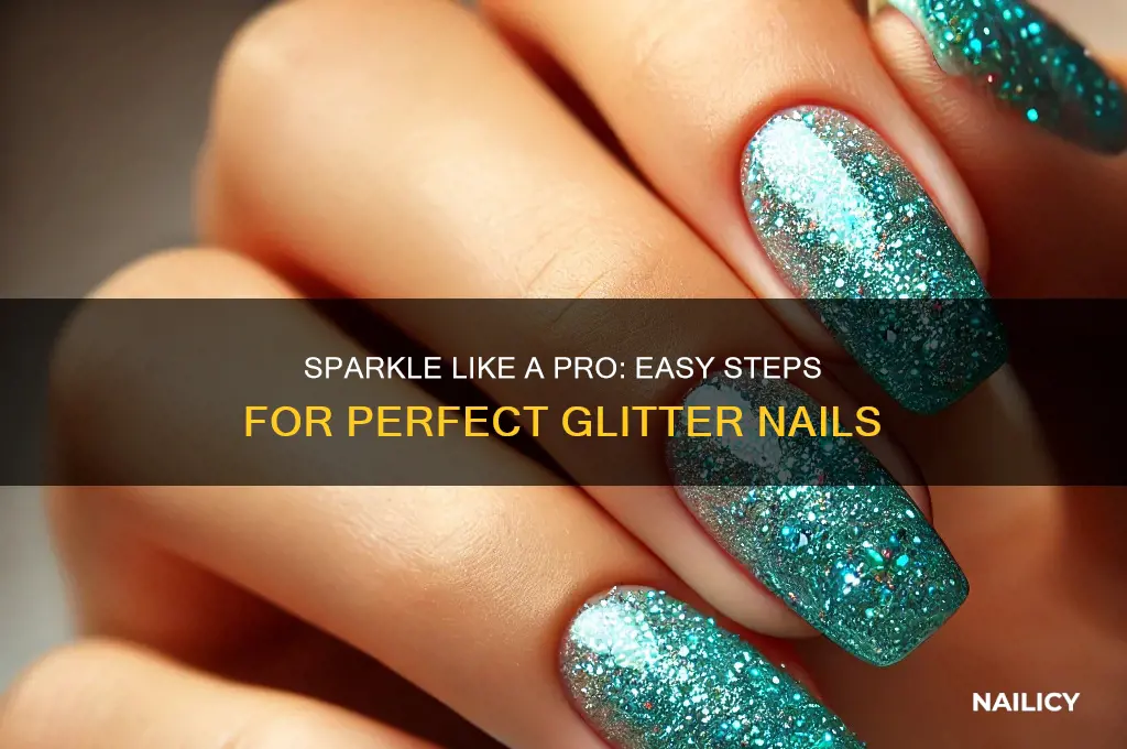 Sparkle Like A Pro: Easy Steps For Perfect Glitter Nails | Nailicy