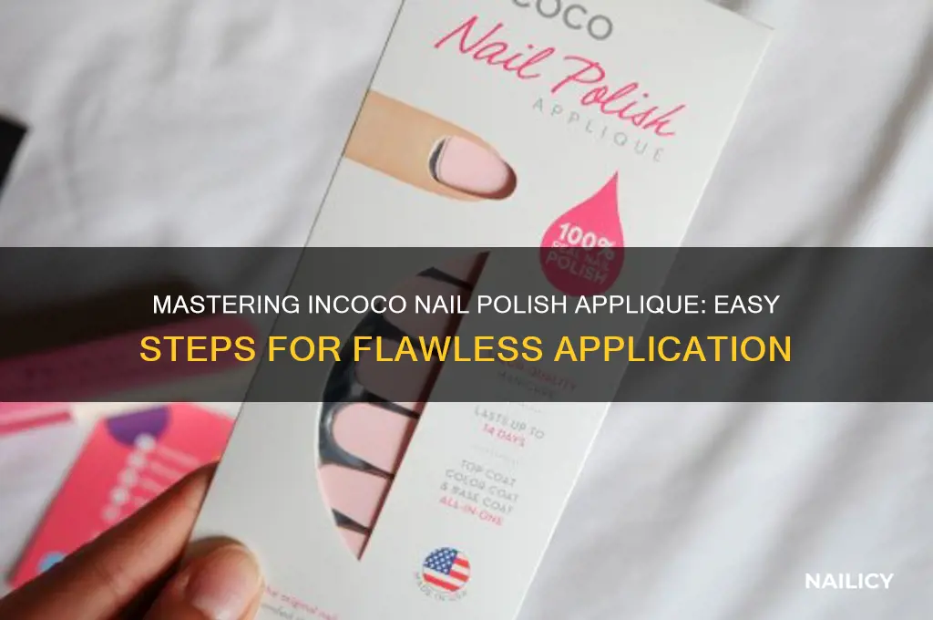 Mastering Incoco Nail Polish Applique: Easy Steps For Flawless ...