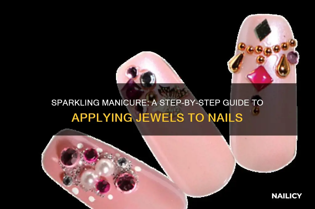 Sparkling Manicure: A Step-By-Step Guide To Applying Jewels To Nails ...