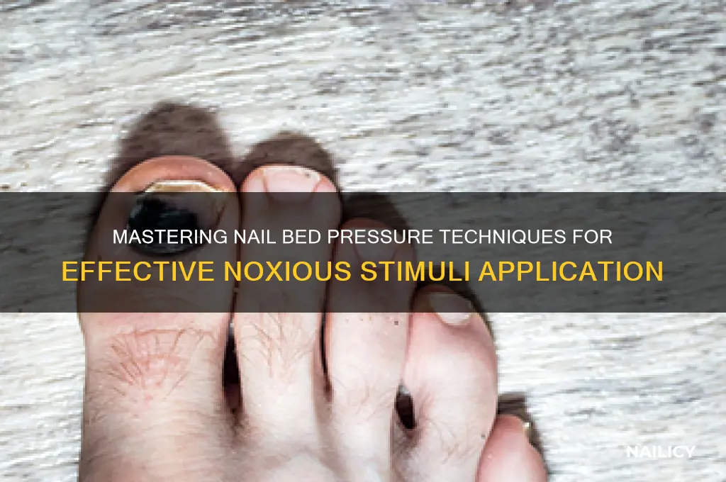 Mastering Nail Bed Pressure Techniques For Effective Noxious Stimuli ...