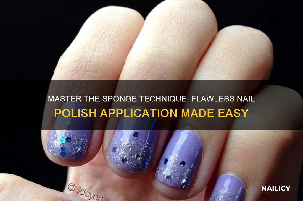 Master The Sponge Technique: Flawless Nail Polish Application Made Easy ...