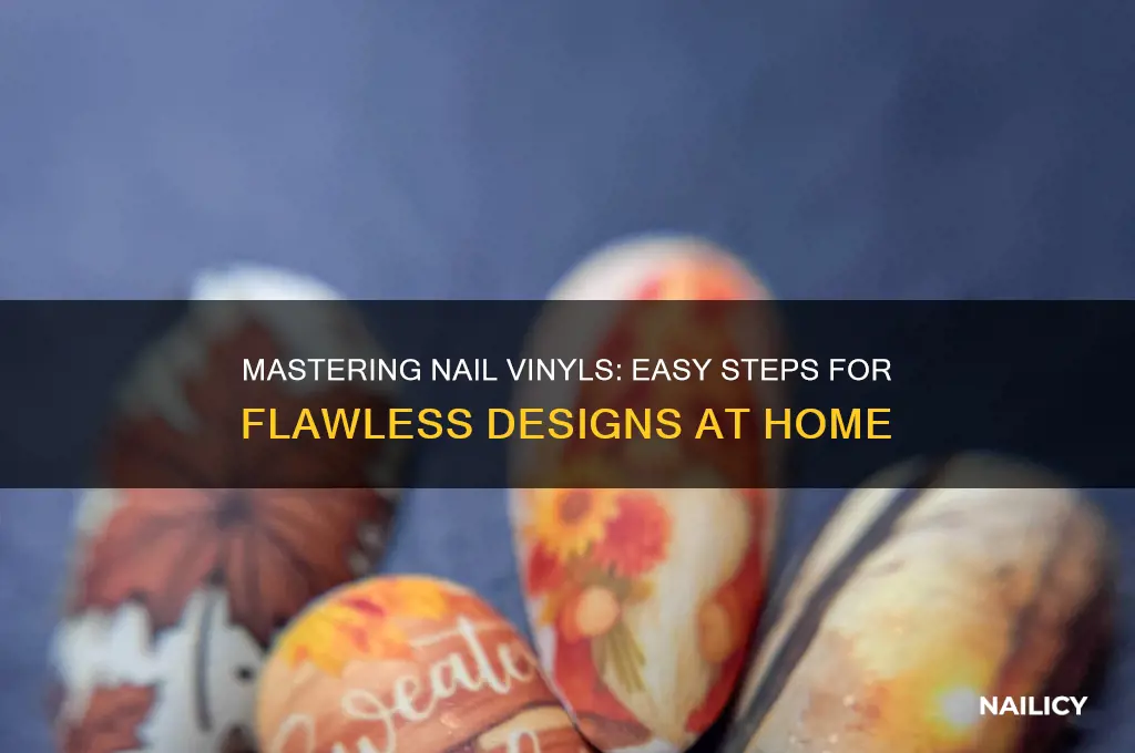 Mastering Nail Vinyls: Easy Steps For Flawless Designs At Home | Nailicy