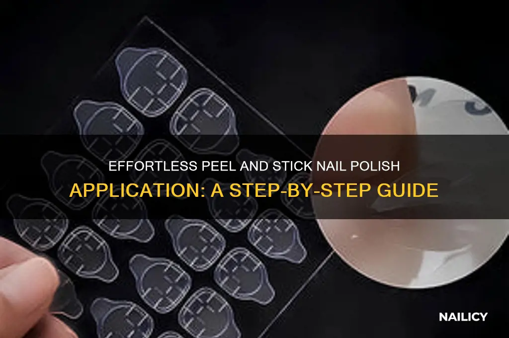 Effortless Peel And Stick Nail Polish Application: A Step-By-Step Guide ...
