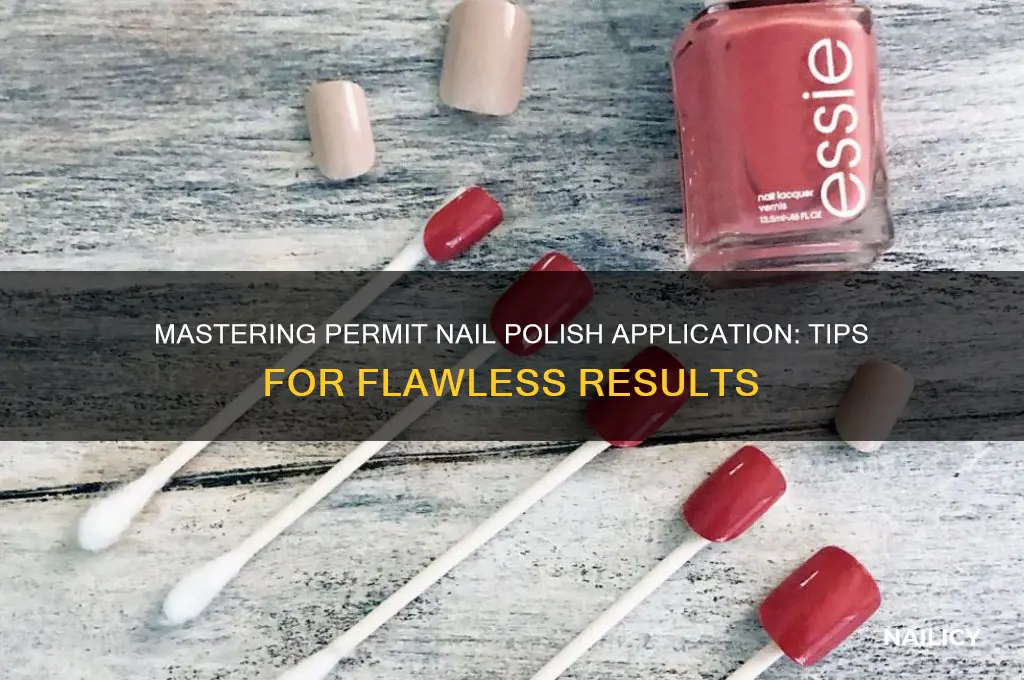 Mastering Permit Nail Polish Application: Tips For Flawless Results ...