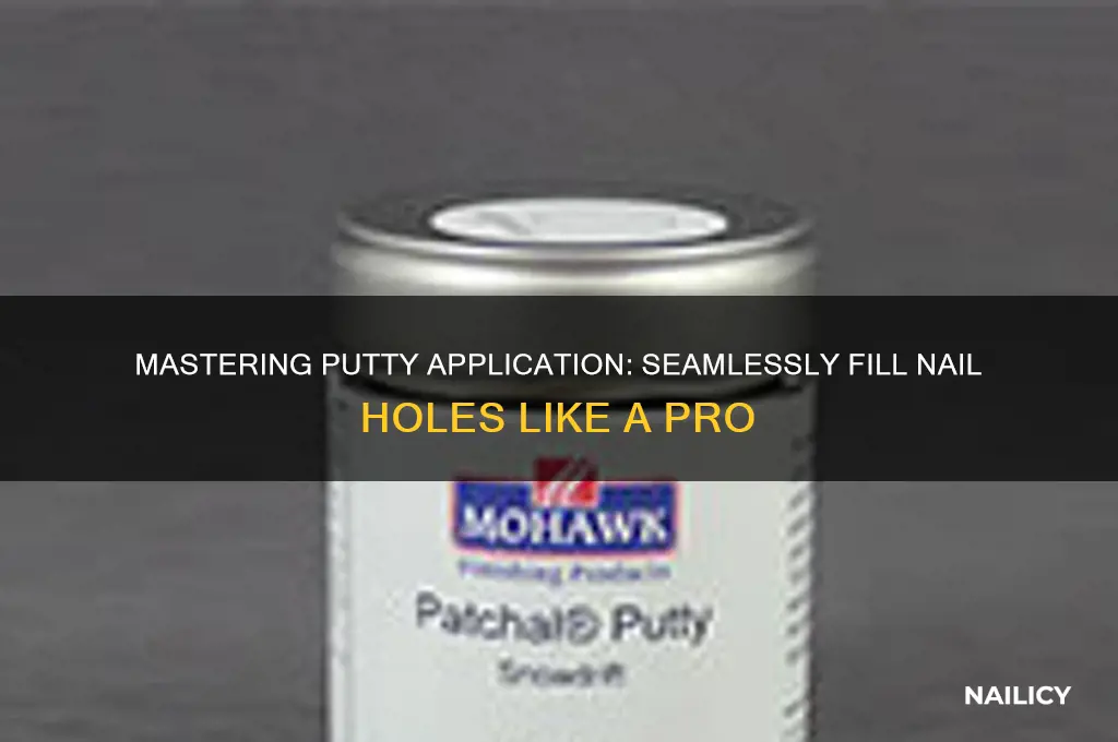 Mastering Putty Application: Seamlessly Fill Nail Holes Like A Pro ...