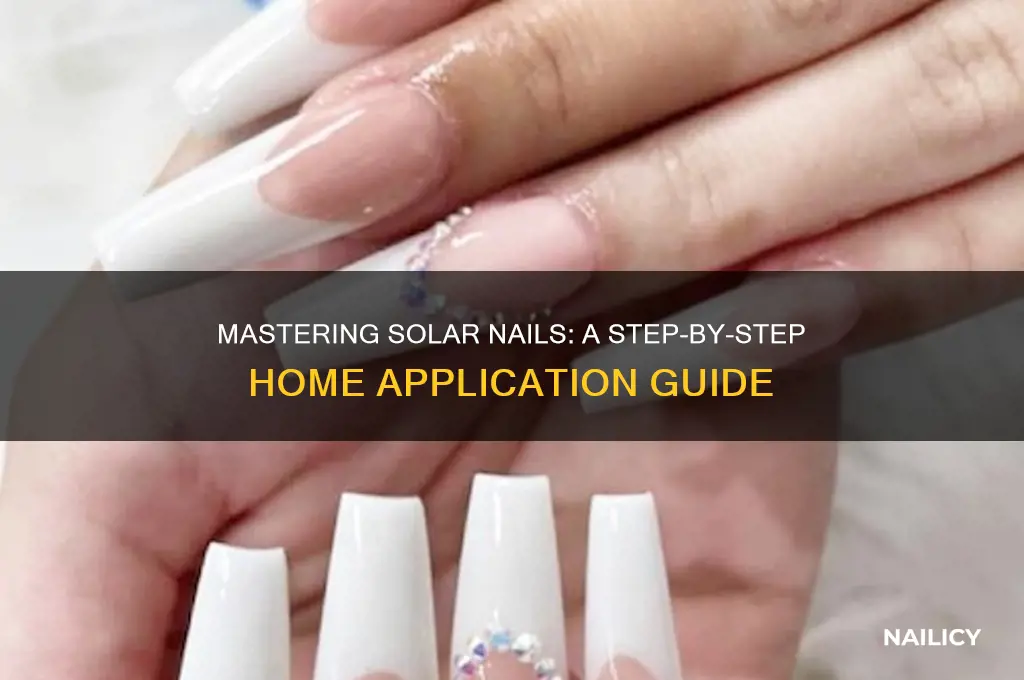 Mastering Solar Nails: A Step-By-Step Home Application Guide | Nailicy