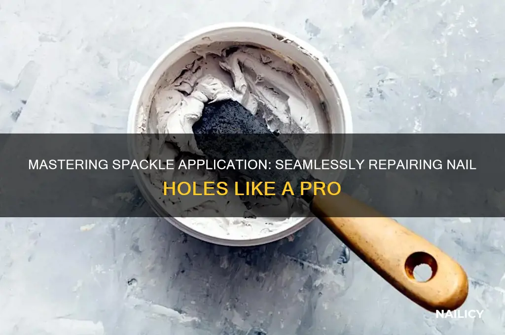 Mastering Spackle Application: Seamlessly Repairing Nail Holes Like A ...