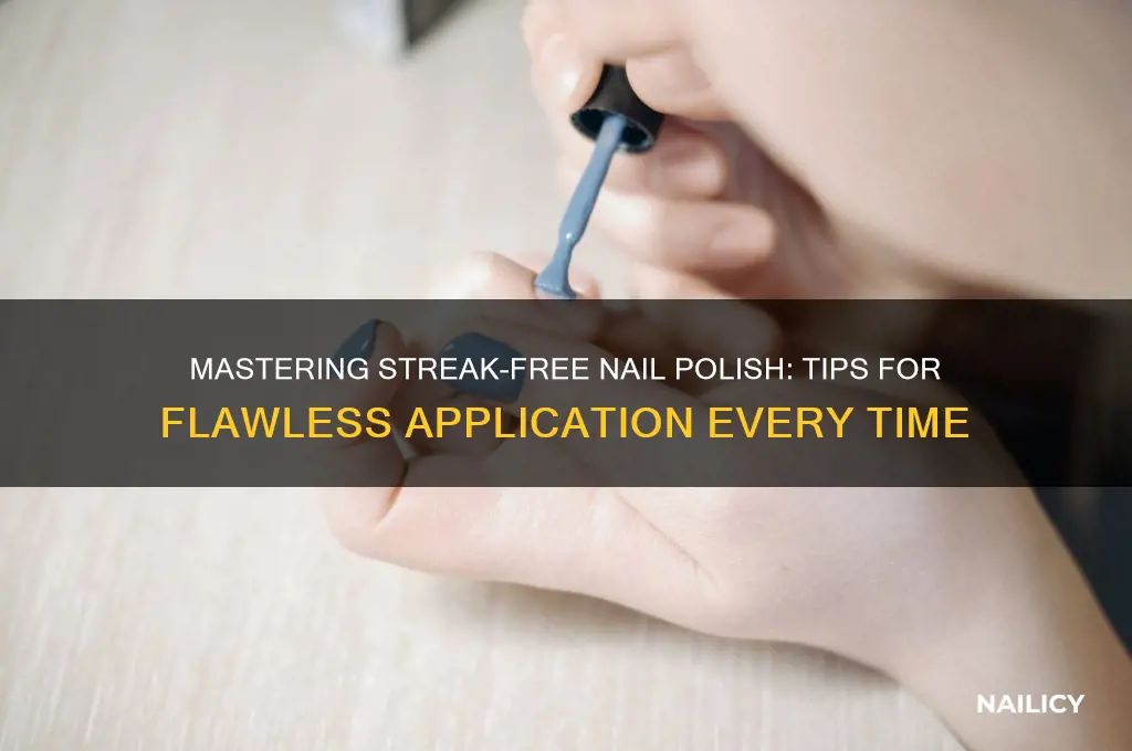 Mastering Streak-Free Nail Polish: Tips For Flawless Application Every ...