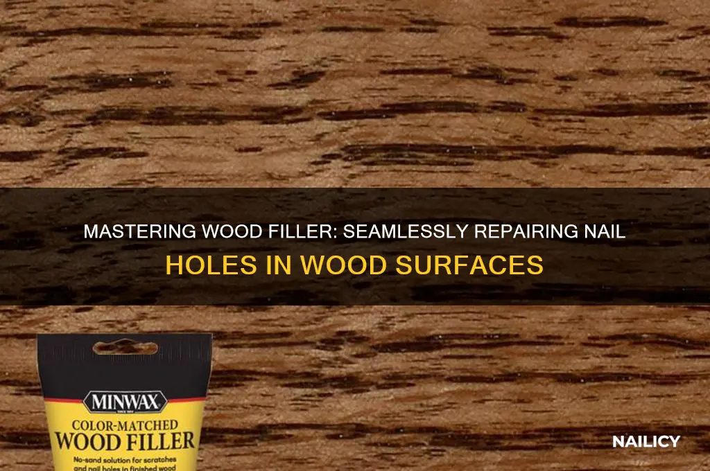 Mastering Wood Filler: Seamlessly Repairing Nail Holes In Wood Surfaces ...