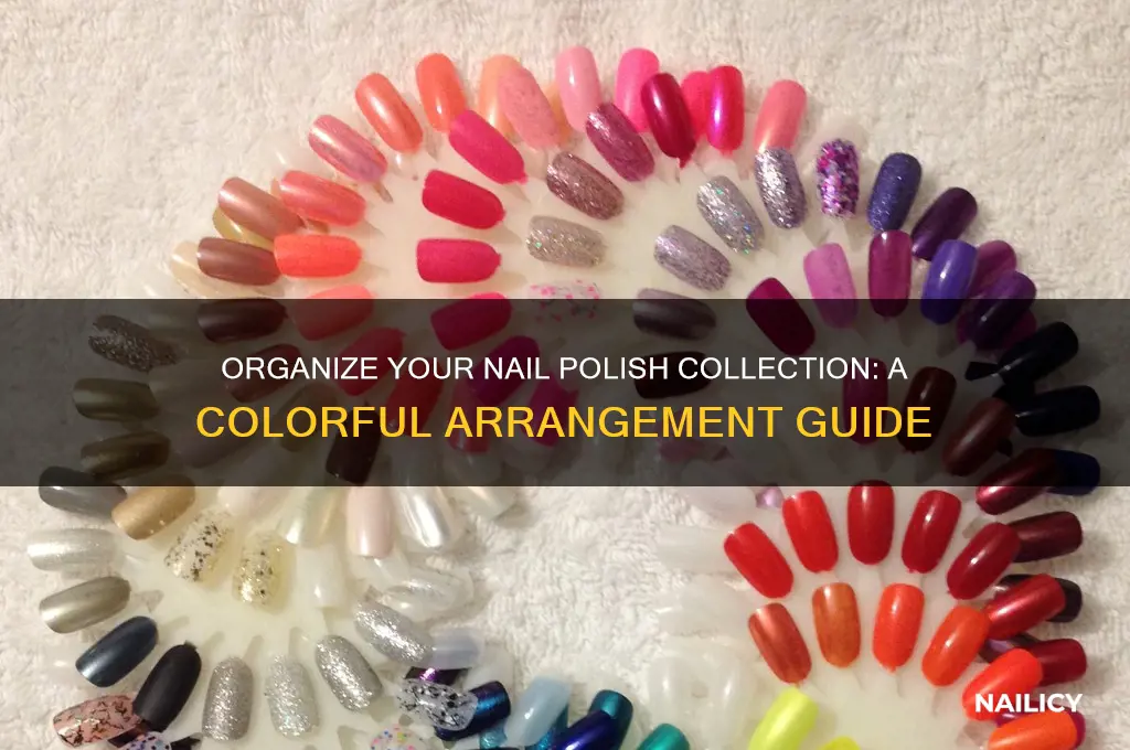 Organize Your Nail Polish Collection: A Colorful Arrangement Guide ...