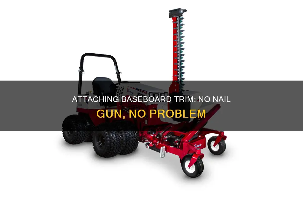 Attaching Baseboard Trim: No Nail Gun, No Problem | Nailicy