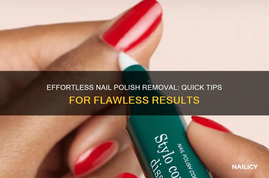 Effortless Nail Polish Removal: Quick Tips For Flawless Results | Nailicy