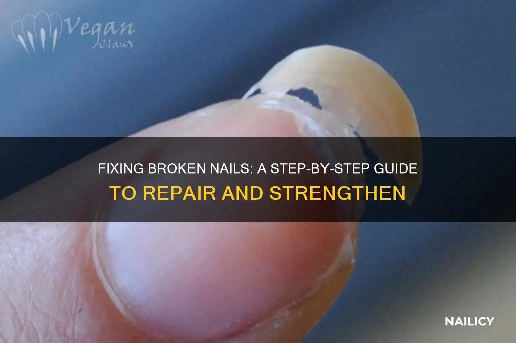 Fixing Broken Nails: A Step-By-Step Guide To Repair And Strengthen ...