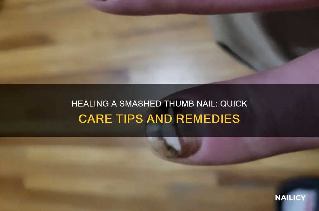 Healing A Smashed Thumb Nail: Quick Care Tips And Remedies | Nailicy