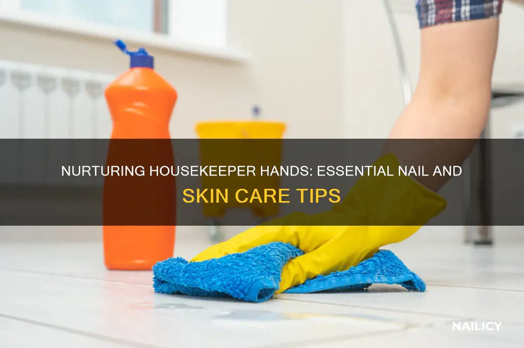 Nurturing Housekeeper Hands: Essential Nail And Skin Care Tips | Nailicy
