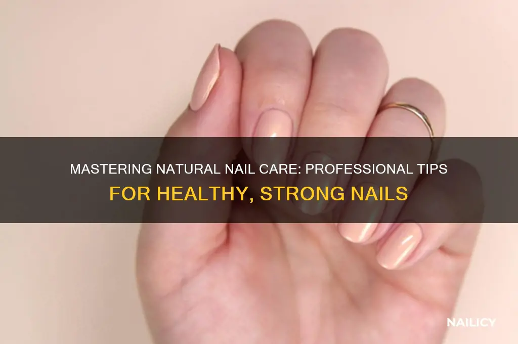 Mastering Natural Nail Care: Professional Tips For Healthy, Strong ...