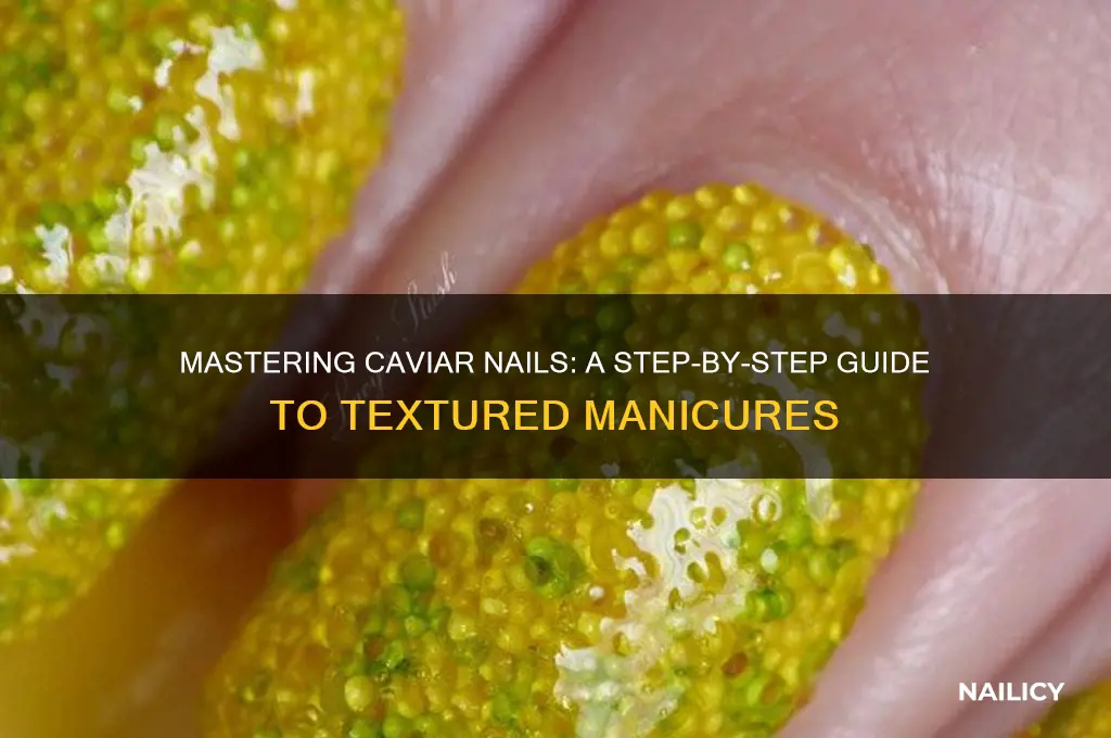 Mastering Caviar Nails: A Step-By-Step Guide To Textured Manicures ...