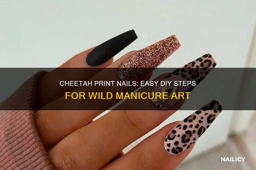 Cheetah Print Nails: Easy Diy Steps For Wild Manicure Art | Nailicy