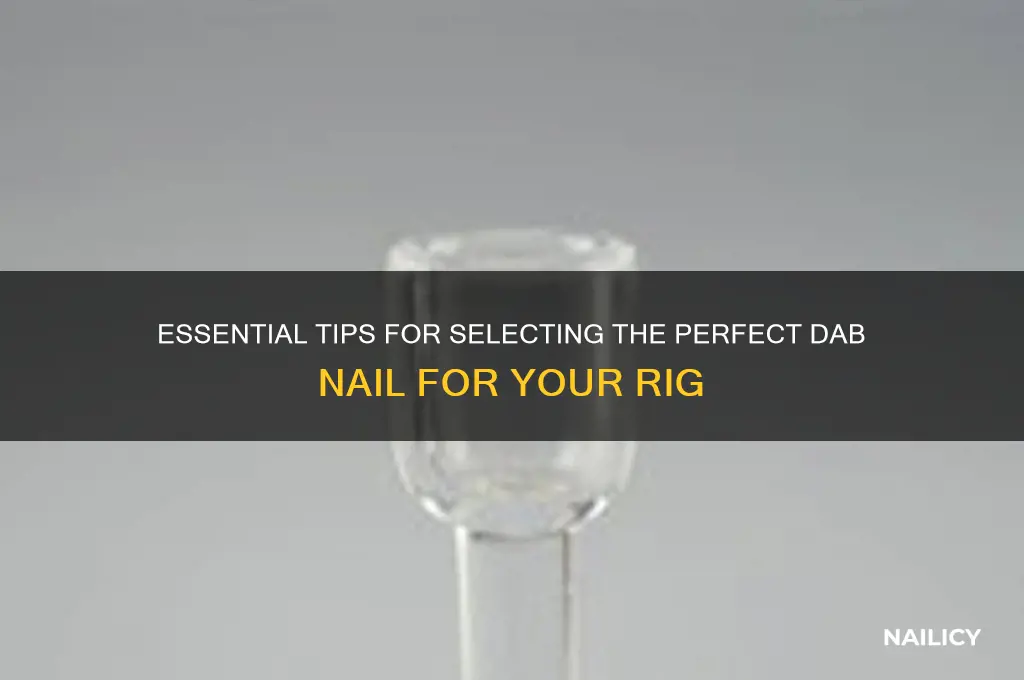 Essential Tips For Selecting The Perfect Dab Nail For Your Rig | Nailicy