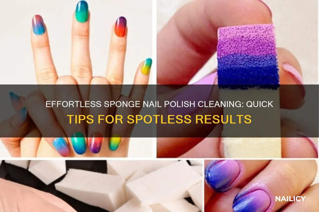 Effortless Sponge Nail Polish Cleaning: Quick Tips For Spotless Results ...