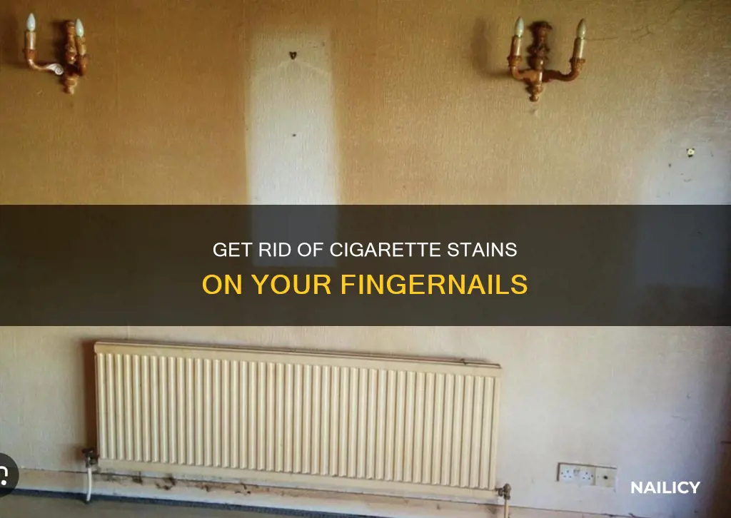 Get Rid Of Cigarette Stains On Your Fingernails | Nailicy