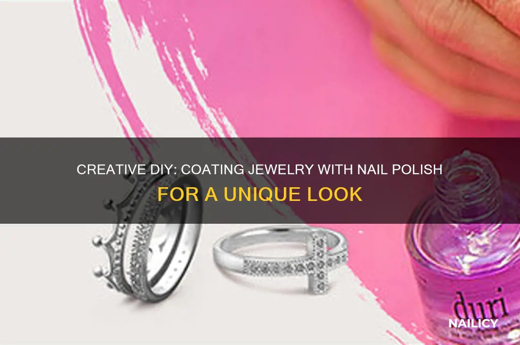 Creative Diy: Coating Jewelry With Nail Polish For A Unique Look | Nailicy