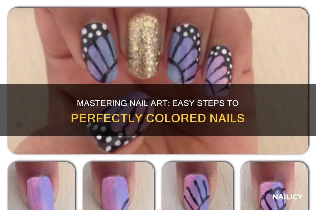 Mastering Nail Art: Easy Steps To Perfectly Colored Nails | Nailicy