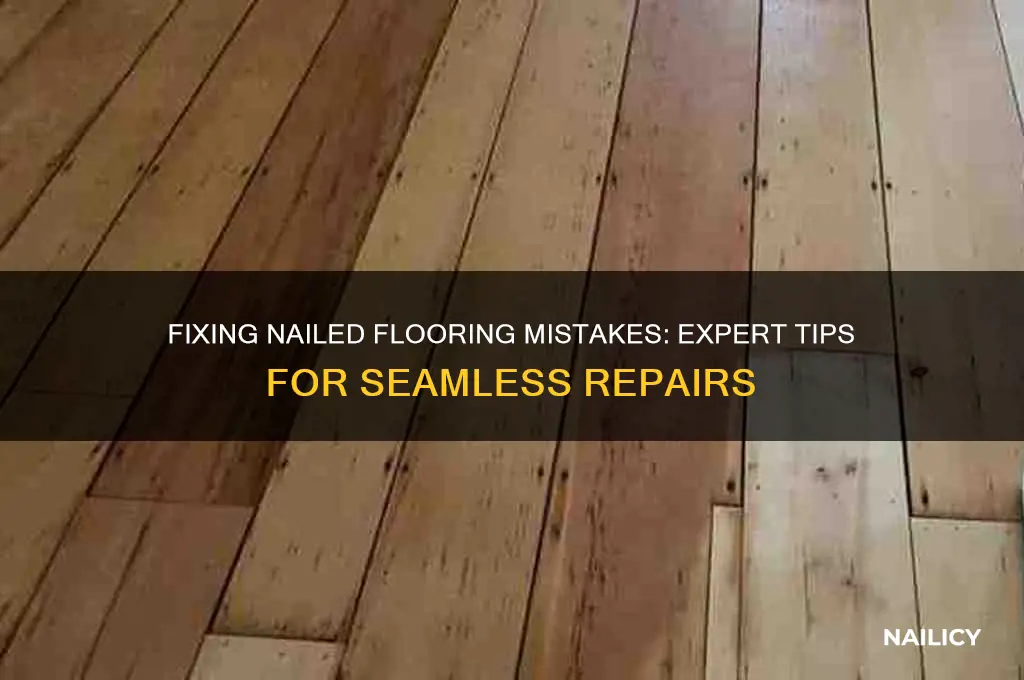 Fixing Nailed Flooring Mistakes: Expert Tips For Seamless Repairs | Nailicy