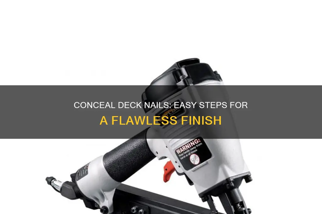 Conceal Deck Nails: Easy Steps For A Flawless Finish | Nailicy