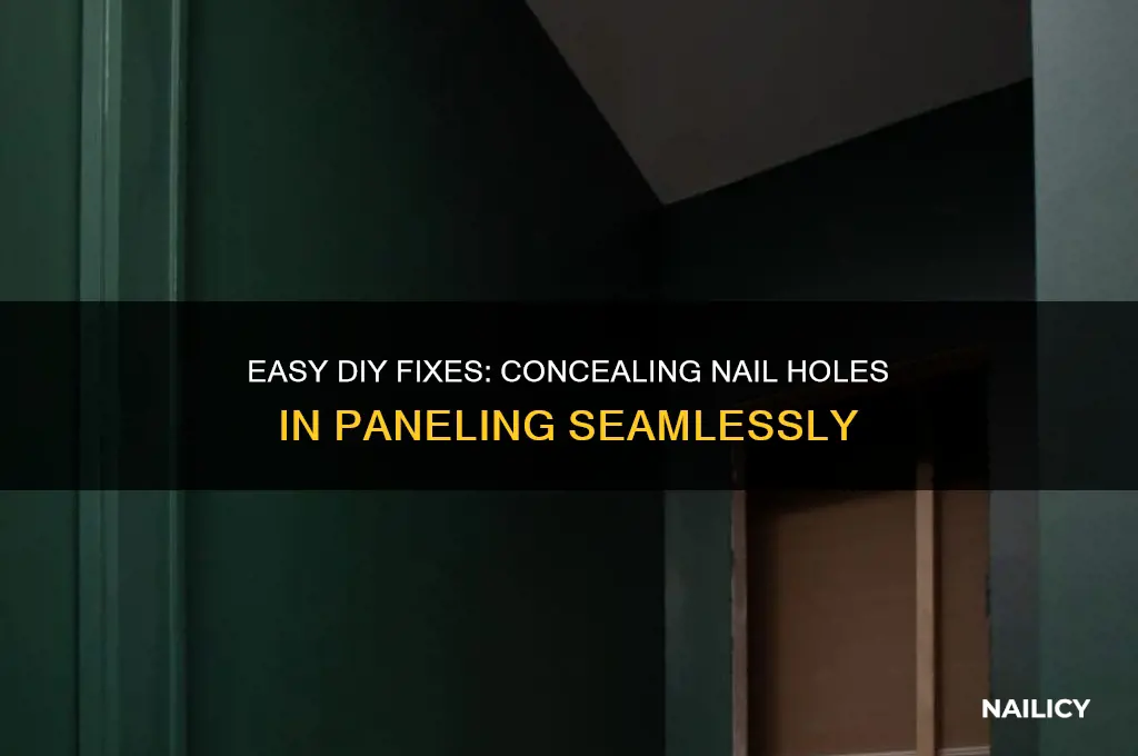 Easy Diy Fixes: Concealing Nail Holes In Paneling Seamlessly | Nailicy