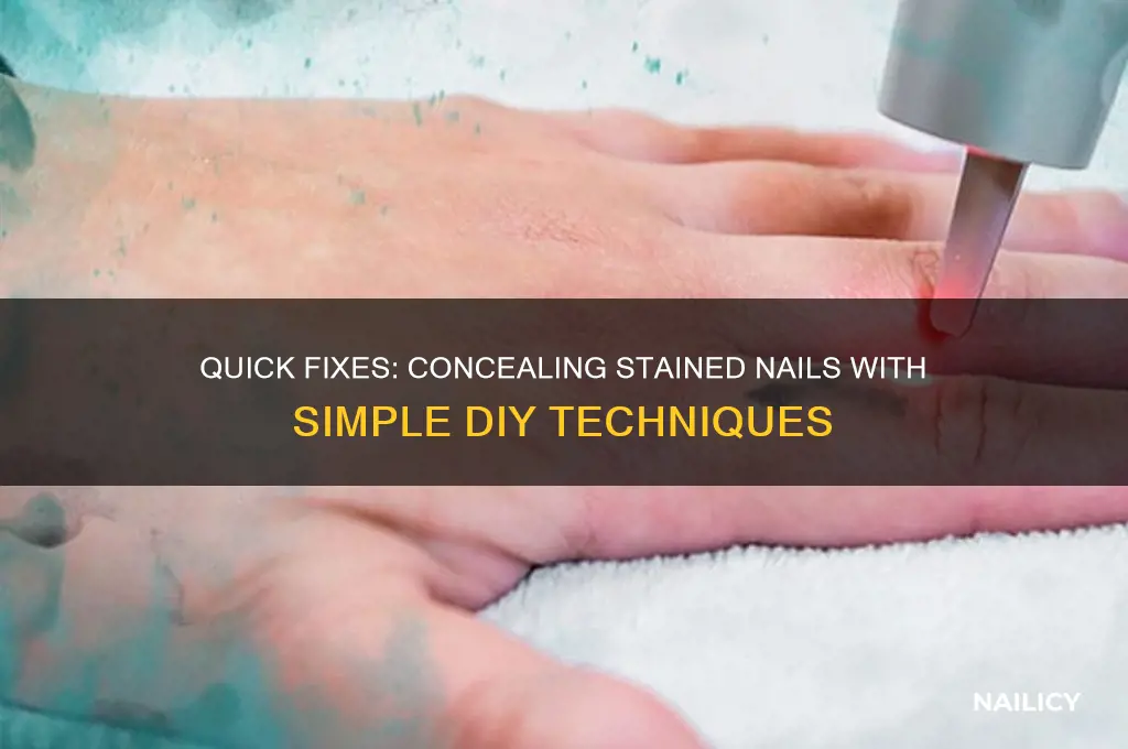 Quick Fixes: Concealing Stained Nails With Simple Diy Techniques | Nailicy