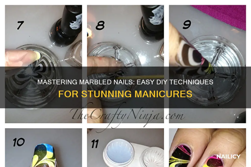 Mastering Marbled Nails: Easy Diy Techniques For Stunning Manicures ...